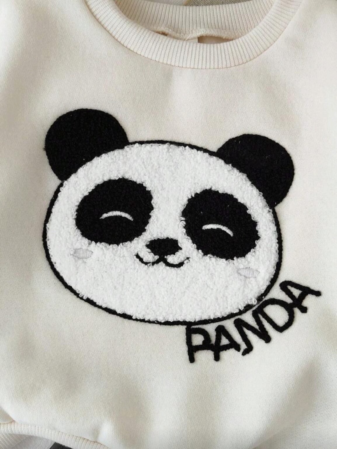 Baby Panda Outfit – Cute Panda Sweatshirt & Printed Pants Set